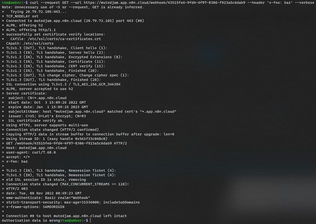 Header Authentication In Webhook Questions N8n