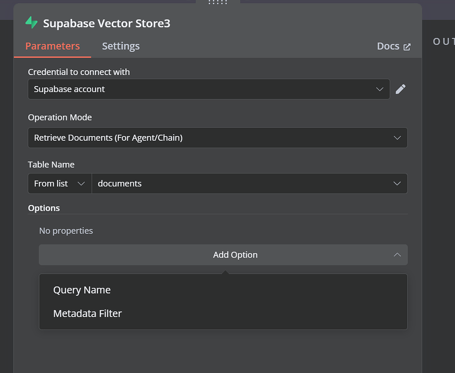 Supabase Vector Store Filtering By Specific ID Questions N8n Community