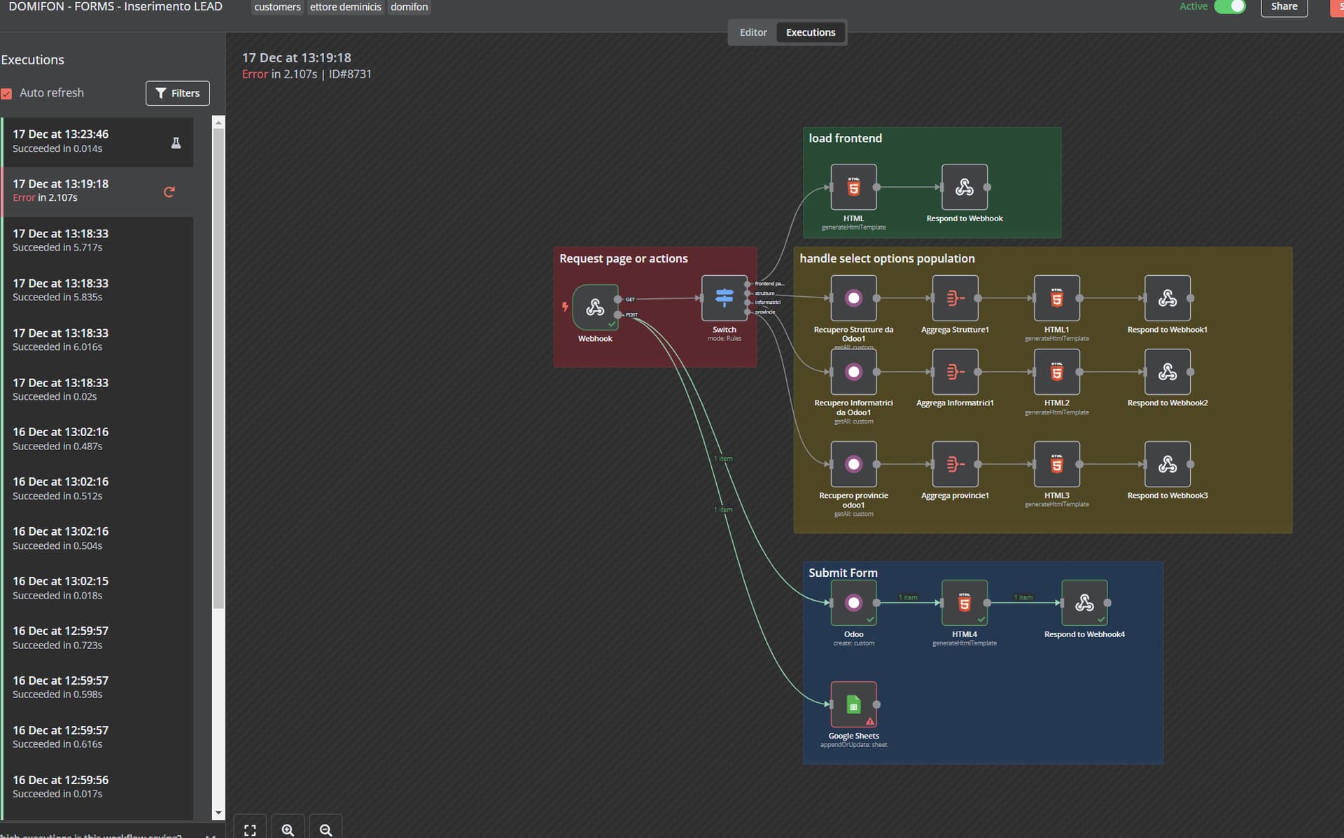 BUG Missing Data Pinned When You Debug In The Editor Questions N8n