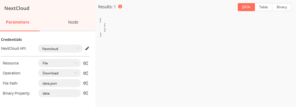 How to parse json from Nextcloud? - Questions - n8n Community