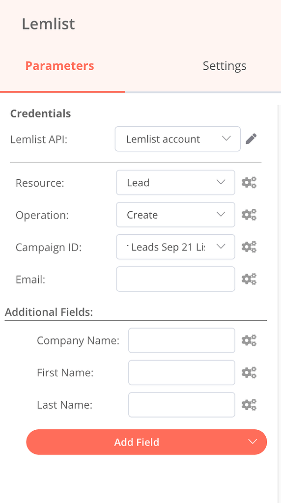 Lemlist node - send additional fields - Questions - n8n Community