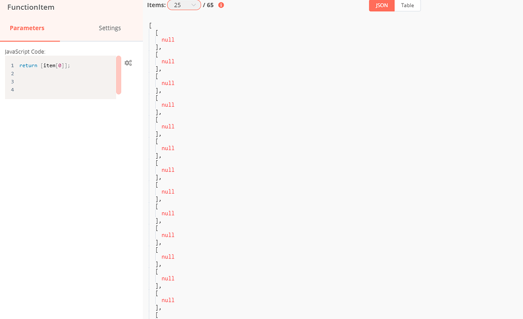 Get first child of json elements - Questions - n8n Community
