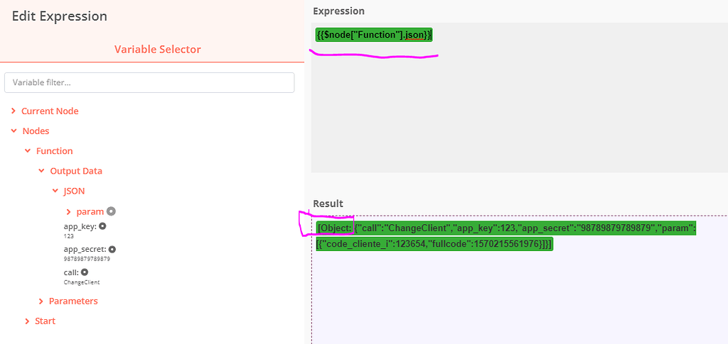 How to remove [Object from variable Selector - Questions - n8n Community