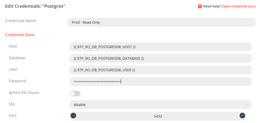 Loading Credentials Fields From Environment Variables Questions N8n