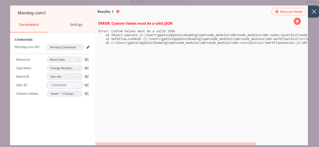 Change multiple column values with Monday - Questions - n8n Community