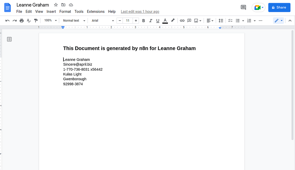 Automated Document/Reports generation with n8n - Tips & Tricks - n8n ...