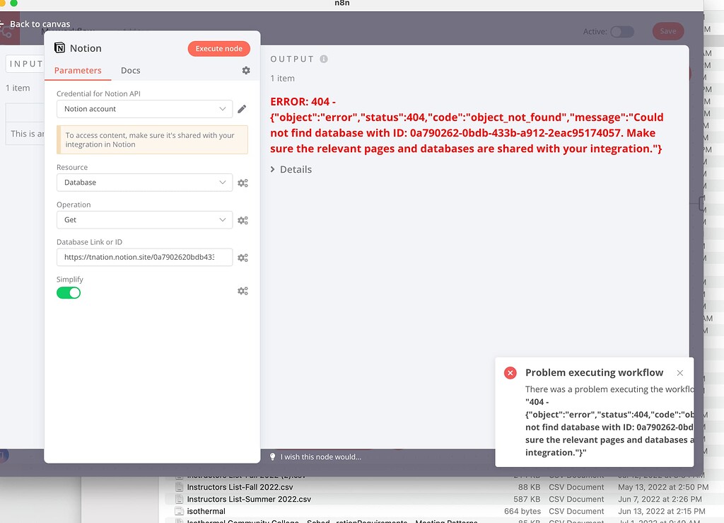 Issue Notion Nodes Throws Error 400 Questions N8n Community 2176