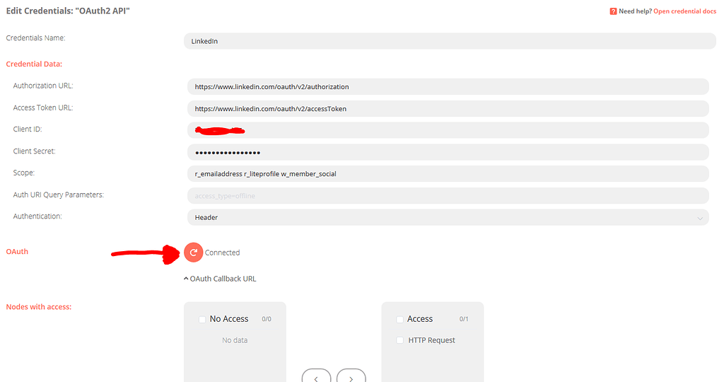 Get Oauth2 Connect Url Questions N8n Community 