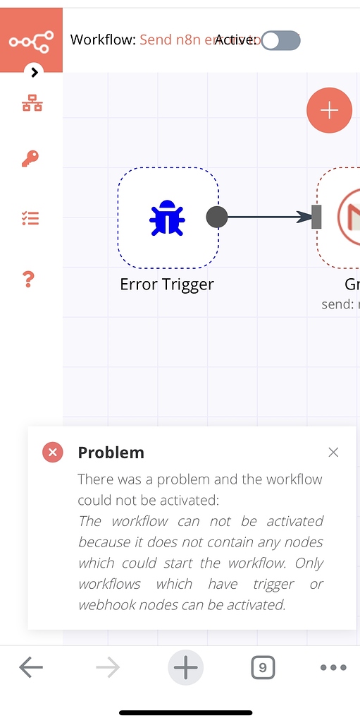 Trigger warning, despite trigger present - Questions - n8n Community