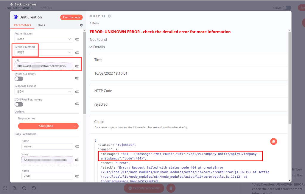 Problem with HTTP Request POST - Questions - n8n Community