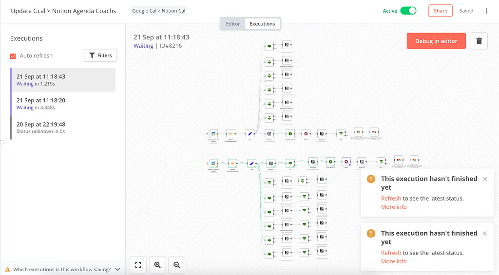 Google Calendar trigger nodes issues - Questions - n8n