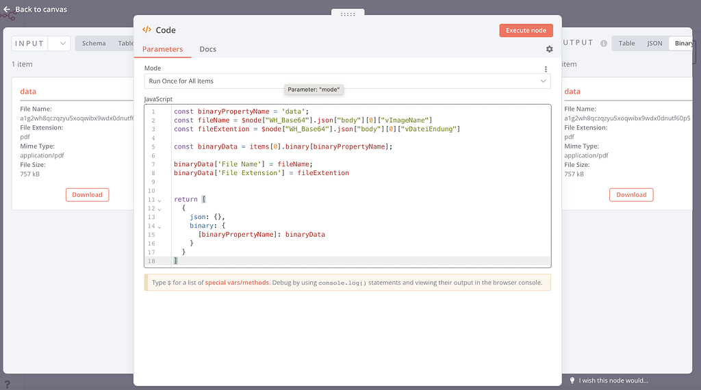 Problem Replace Old Code Node With New Code Node Questions N8n Community