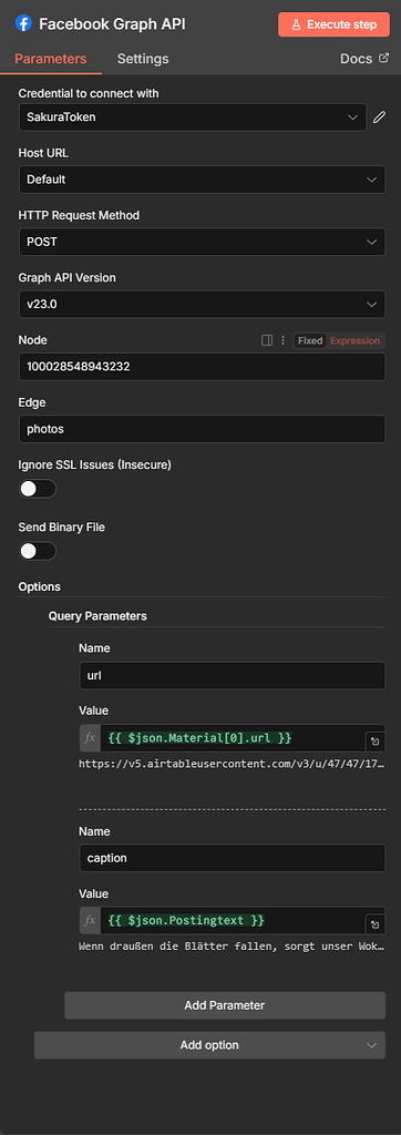 Passing emojis to caption of Facebook Graph API - Node to post a picture with captions reults in ...