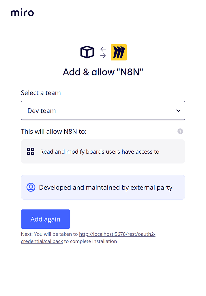 Credentials HTTP Request Miro Error: Invalid URL - Questions - n8n ...