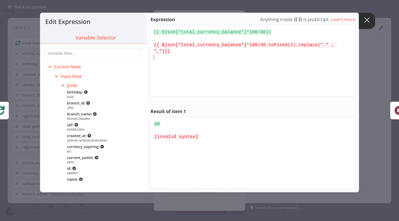 How to format a calculated number - Questions - n8n Community