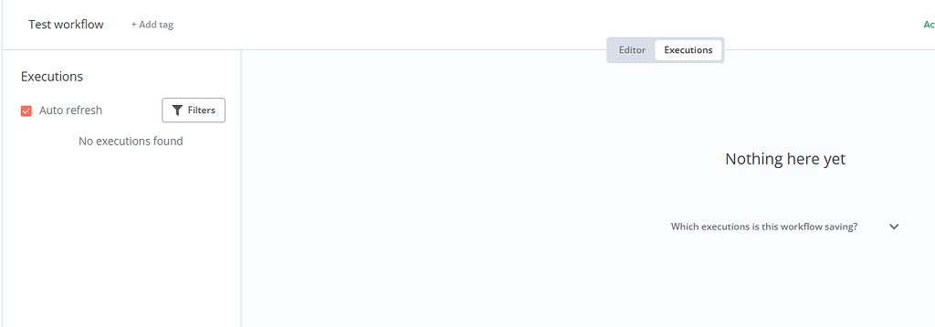 Nothing in "Executions list" - Questions - n8n Community