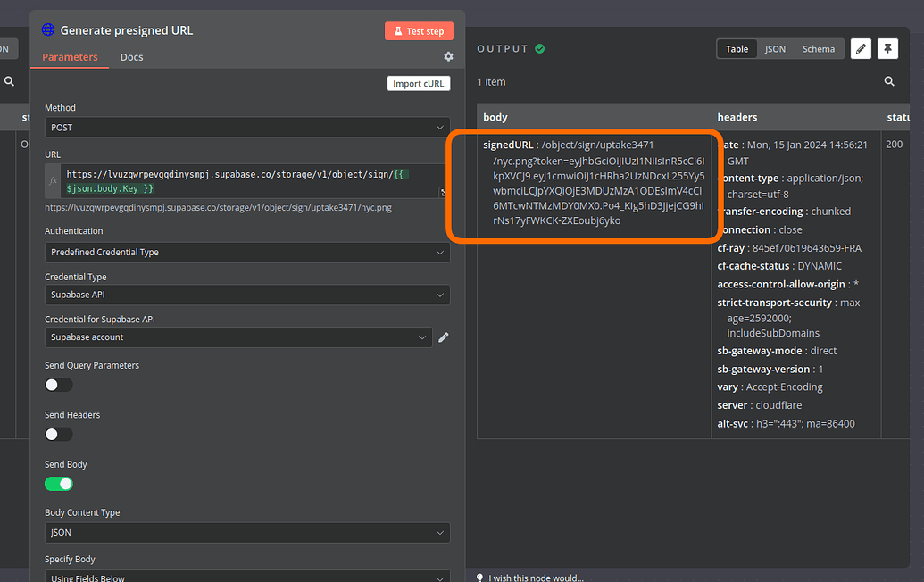 Unable to upload file to Supabase storage bucket - Questions - n8n Community