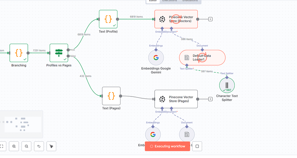 How to optimize Pinecone vector embedding process for 7k+ items - Help me Build my Workflow ...