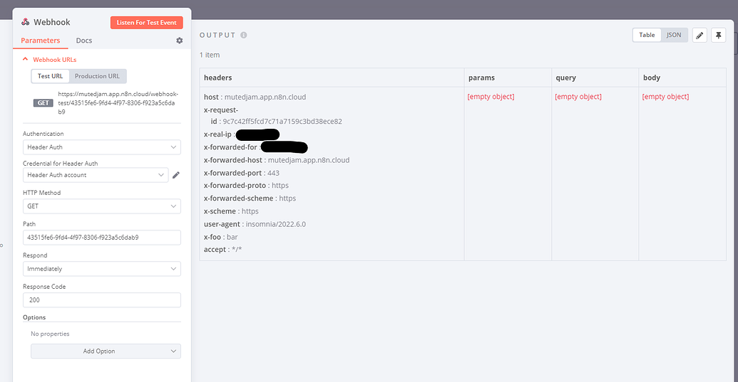 Header authentication in webhook - Questions - n8n Community