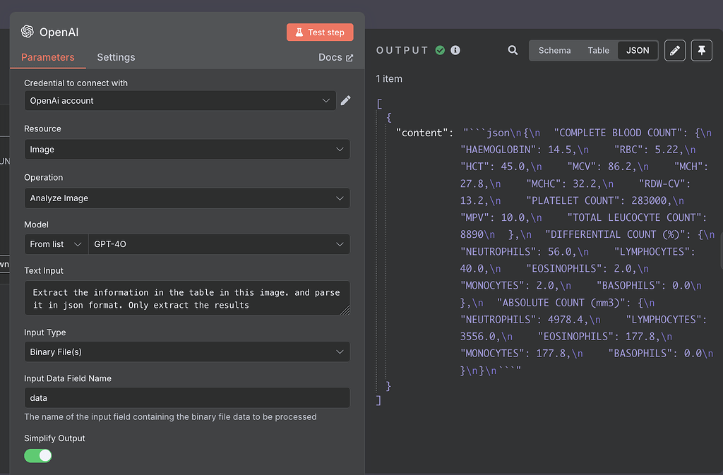 Extract JSON from Image using AI Agent - Questions - n8n Community