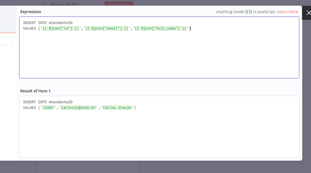 How to work with a list of items to insert into Database - Questions - n8n Community