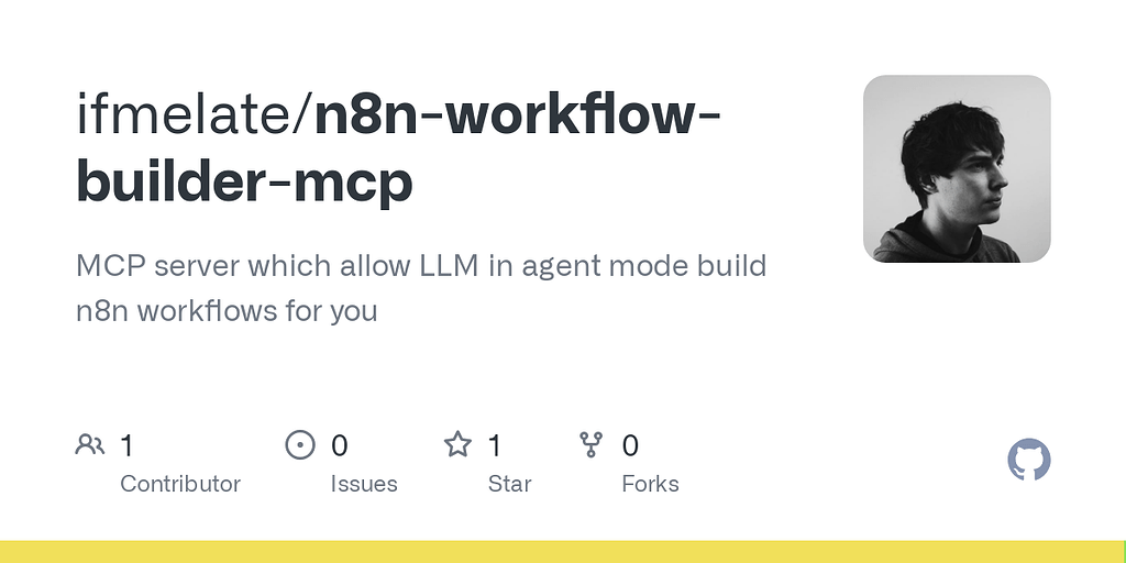 N8n workflow builder MCP server - Built with n8n - n8n Community