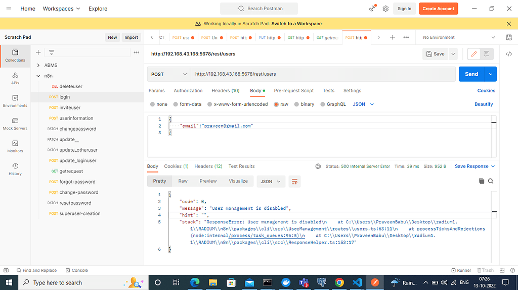 How to enable N8N user management for creating new user? - Questions ...