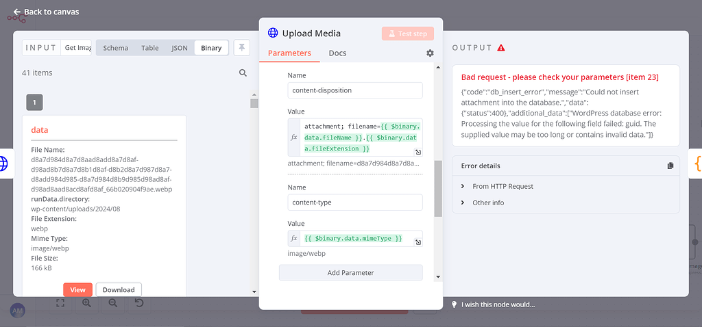 Upload media to wordpress - Questions - n8n Community