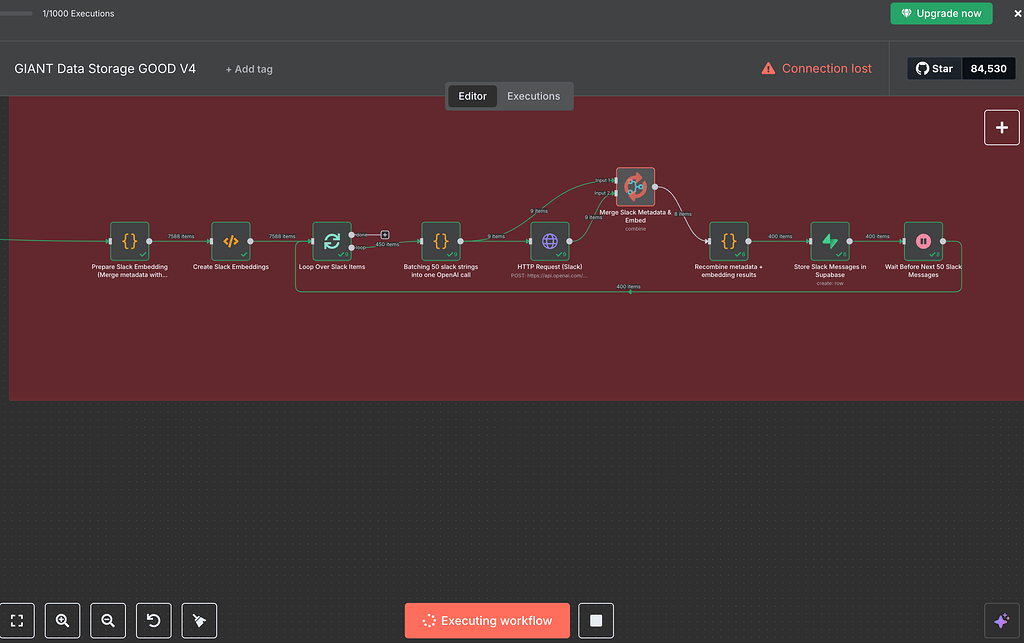 “Connection lost” with False Successful Workflow Indicator on n8n Cloud ...