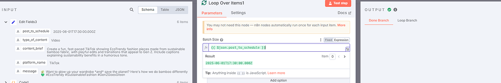 Loop Node Has No Output Values Questions N8n Community