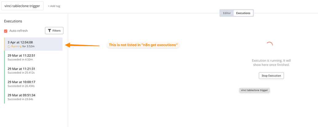 Listing running workflow execution with API - Questions - n8n