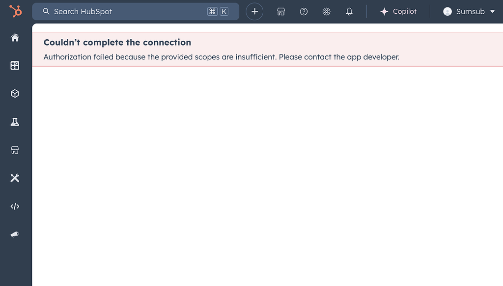Hubspot. Authorization failed because the provided scopes are insufficient - Questions - n8n ...