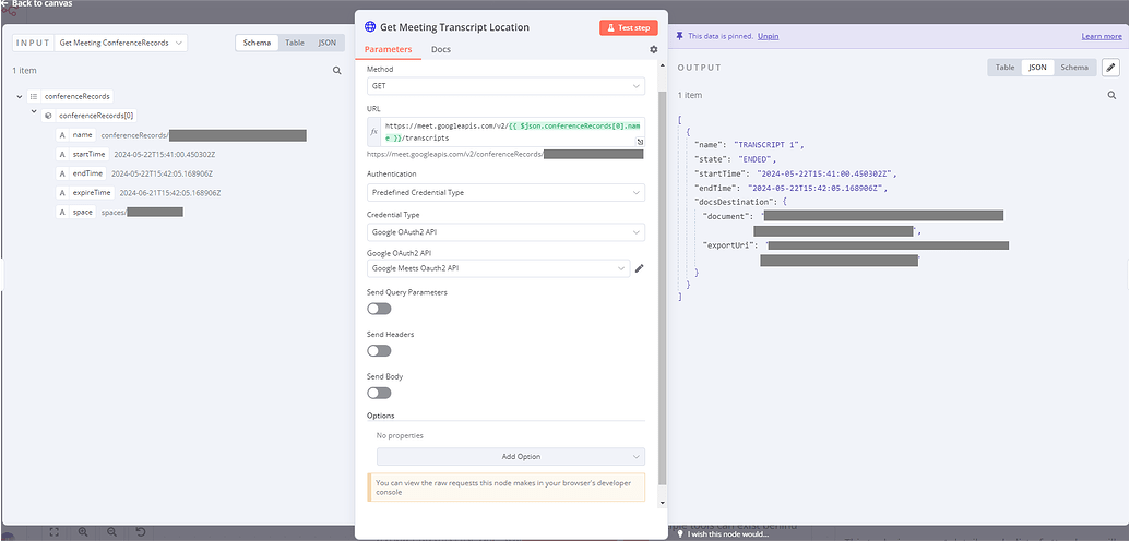 How to download Google Meet transcripts in n8n - English 🇬🇧 - n8n Community
