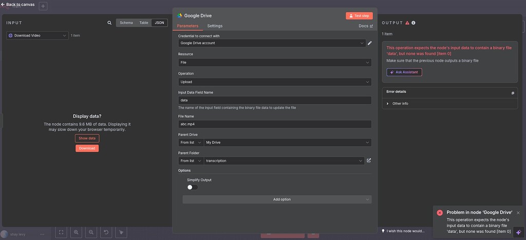 Binary file upload - Questions - n8n Community