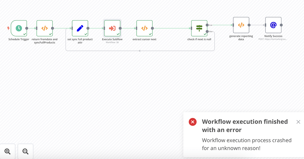 Workflow execution process crashed for an unknown reason! - Questions - n8n Community