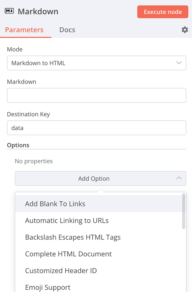 Link Title option in Markdown to HTML node (Showdown) - Feature Requests - n8n Community