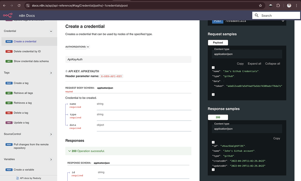 Attach New Credential Through API On The GO, How to Send Different ...