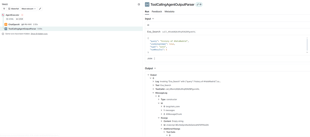 “Received tool input did not match expected schema” when calling HTTP tool and 'Let Model ...