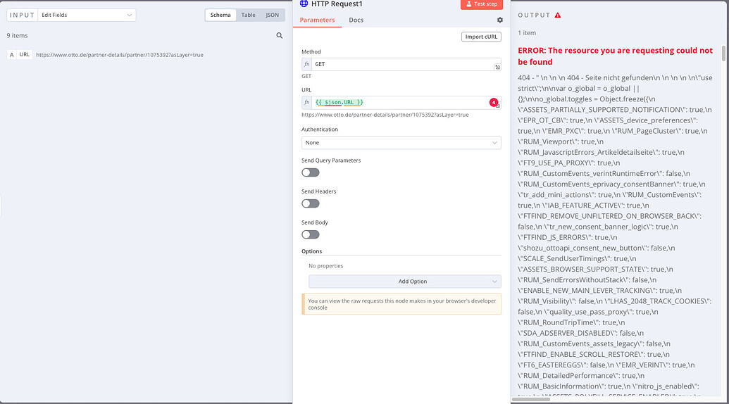 Issue with Dynamic URLs in HTTP Request Node - Questions - n8n