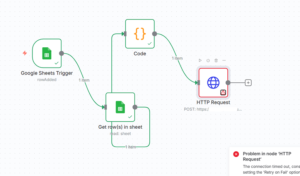 Cannot Send Data from Local n8n to WordPress (Timeout & Google Sheets OAuth Issues) - Questions ...