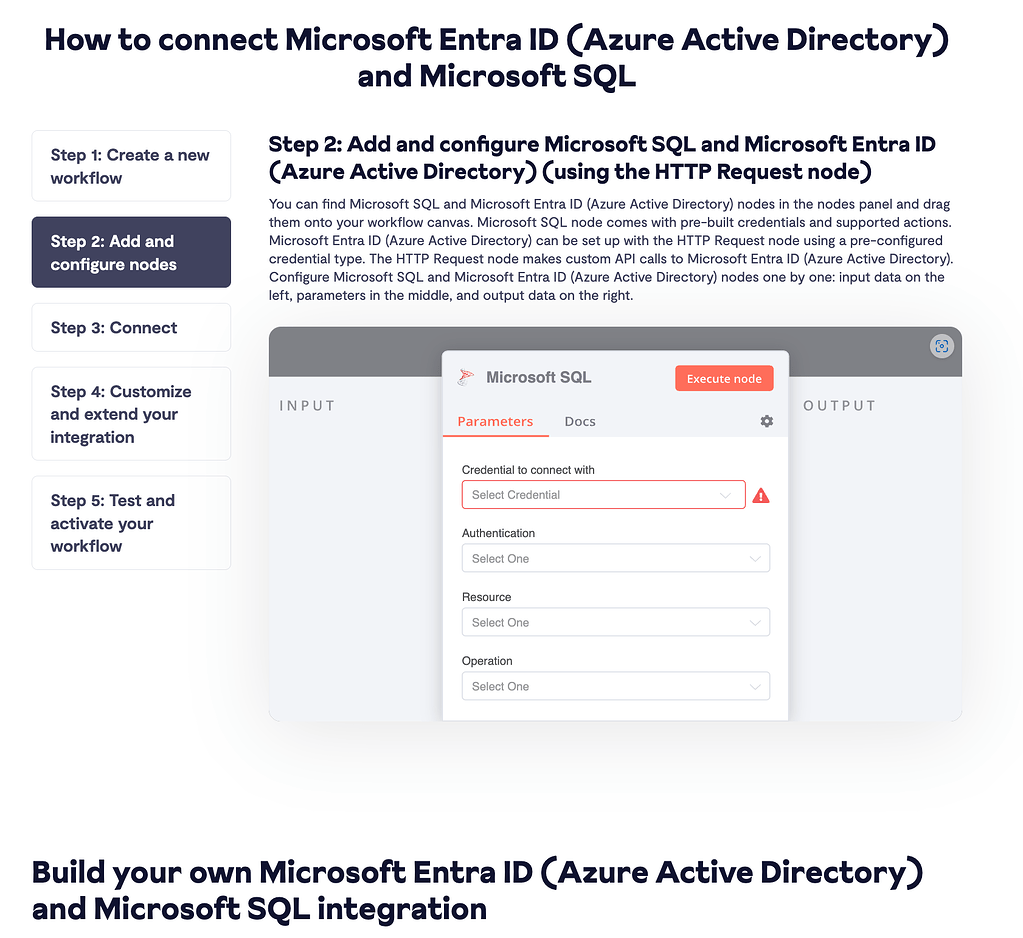 MS SQL Server Node Authentification - Questions - n8n Community