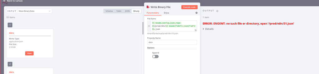 Expression file path for write binary not working - Questions - n8n Community