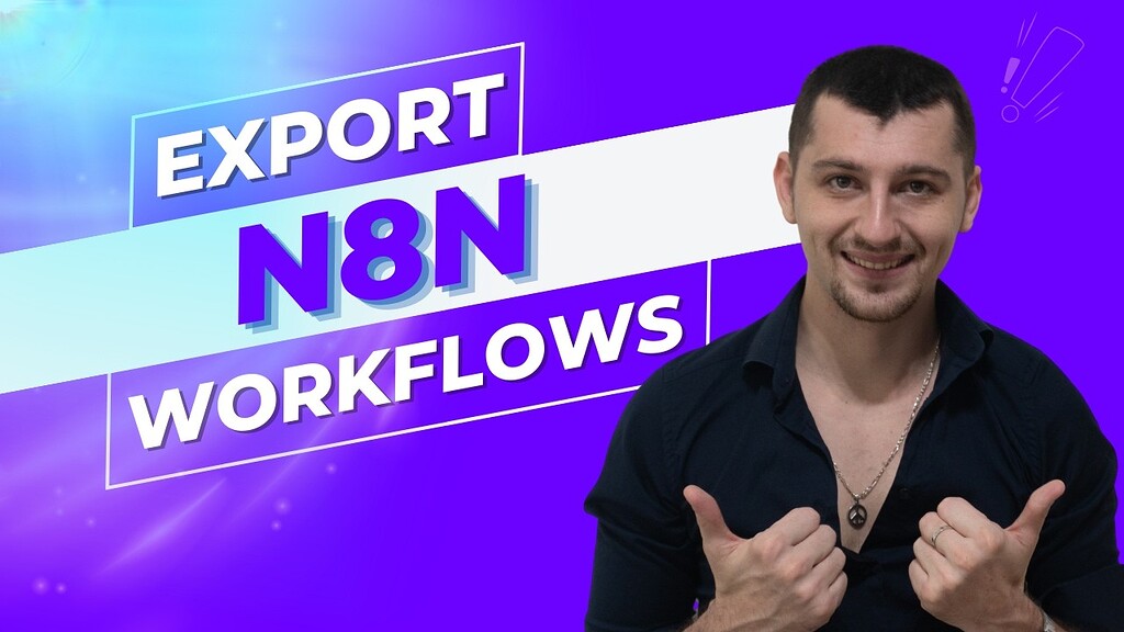 Export and Import Workflows Like a Pro - English 🇬🇧 - n8n Community
