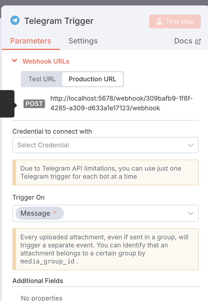 Telegram bot (webhook & responses + AI-agent - Questions - n8n Community