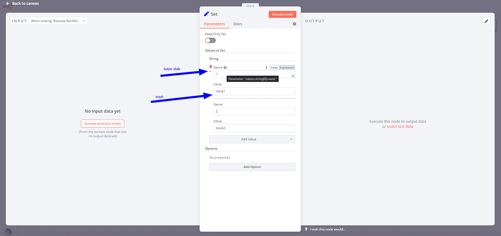 Rearrange node buttons - UI - n8n Community