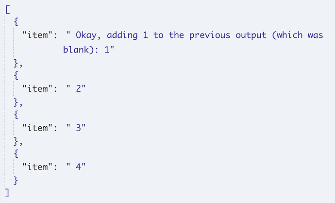 Using previous item output in loop - Questions - n8n Community Using previous item output in loop - Questions - n8n Community