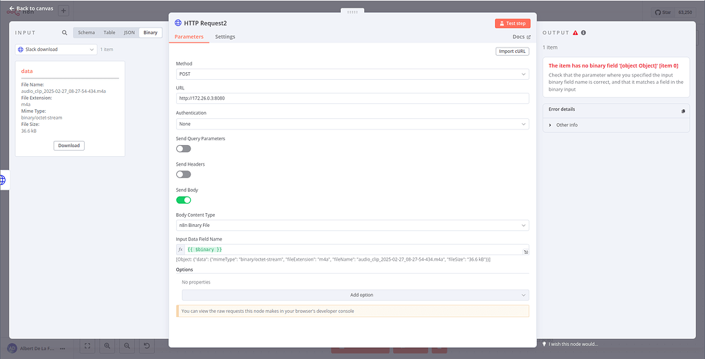 Send a file to an API via HTTP Request - Questions - n8n Community
