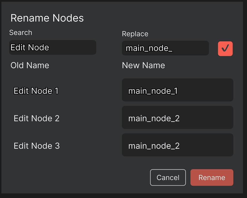 Rename Multiple Nodes and Search Replace - Feature Requests - n8n Community