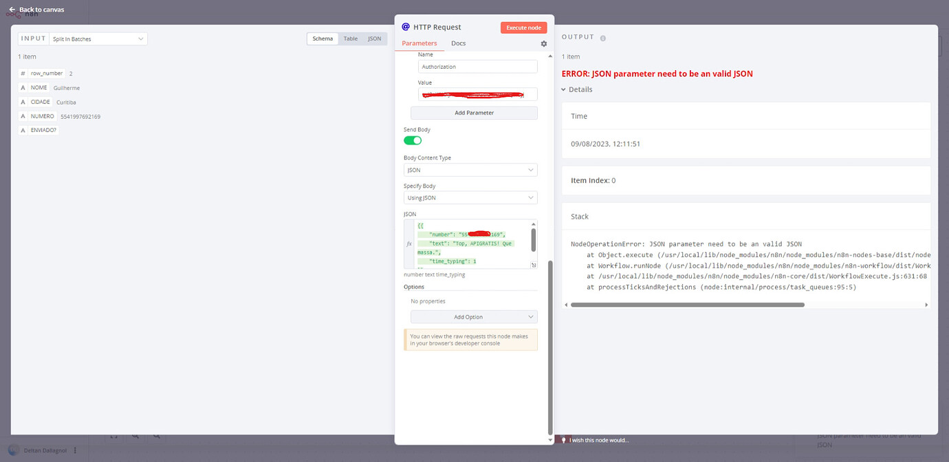HTTP Request: HTTP Request:
