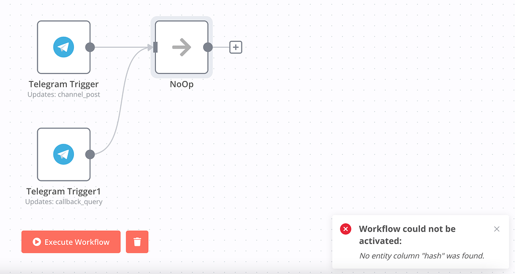 Telegram cannot handle multiple triggers in the same workflow - Questions - n8n Community